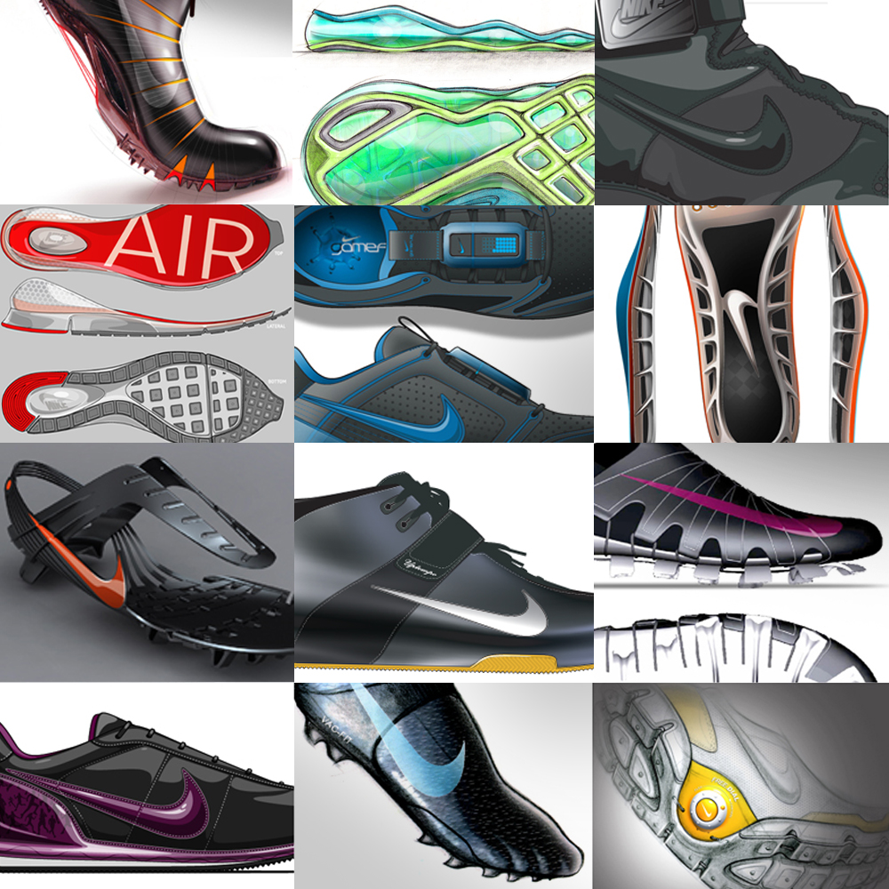 Wide variety of advanced innovation concepts explored as part of Nike R ...